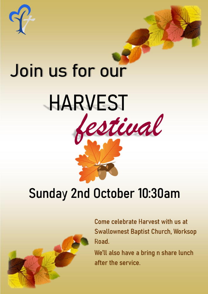 Harvest festival (Sunday service) – Swallownest Baptist Church